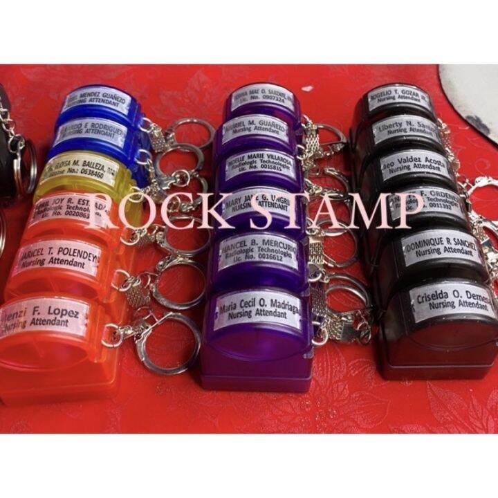 DIGI Personalized Self Inking Stamp FREE Name Lay out COD -ON SALE ...