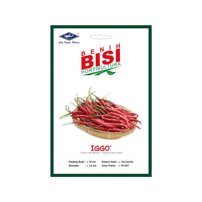Benih Cabe Keriting "Iggo" Benih Cabai Bisi Asli Kemasan Pabrik ...