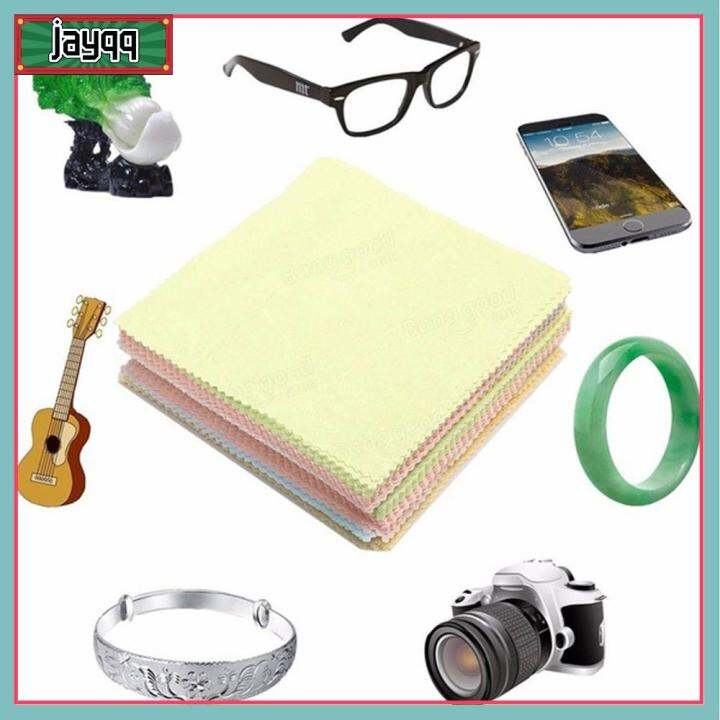 JAYQQ 10PCS เครื่องมือ หลากสี ครัวเรือน โทรศัพท์ เช็ดหน้าจอ ไมโครไฟเบอร์ ผ้าทำความสะอาด เลน ...