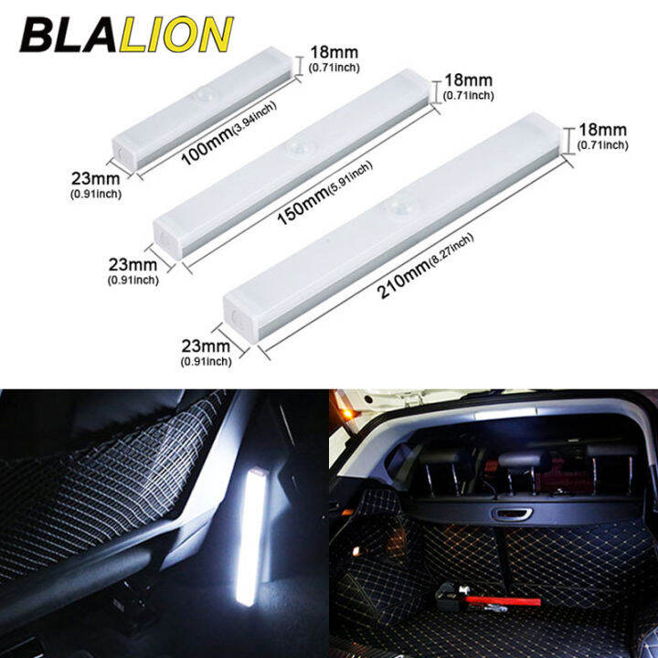 Car LED Trunk Lights Universal Human Body Induction Light Wireless Foot ...
