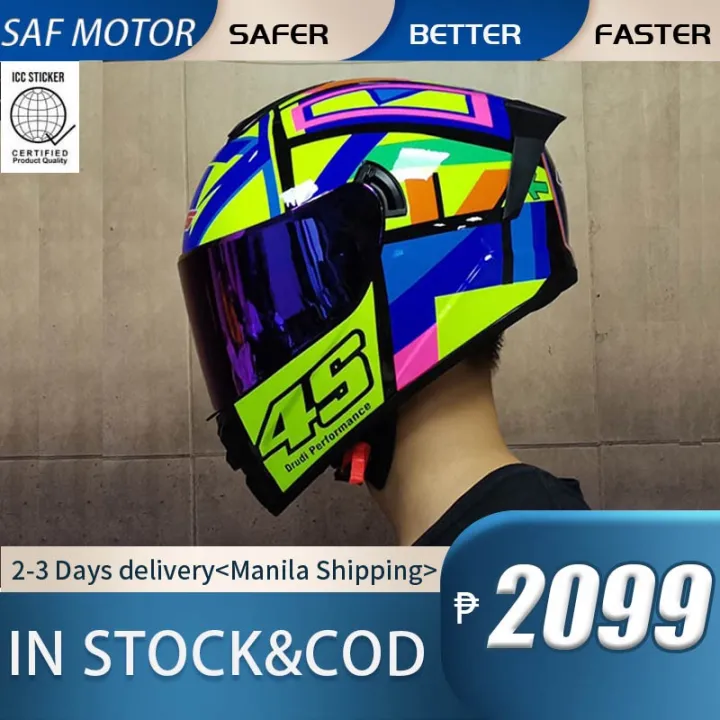 Fast delivery LVS Dual Helmet Full Face Motorcycle Helmet helmet for ...