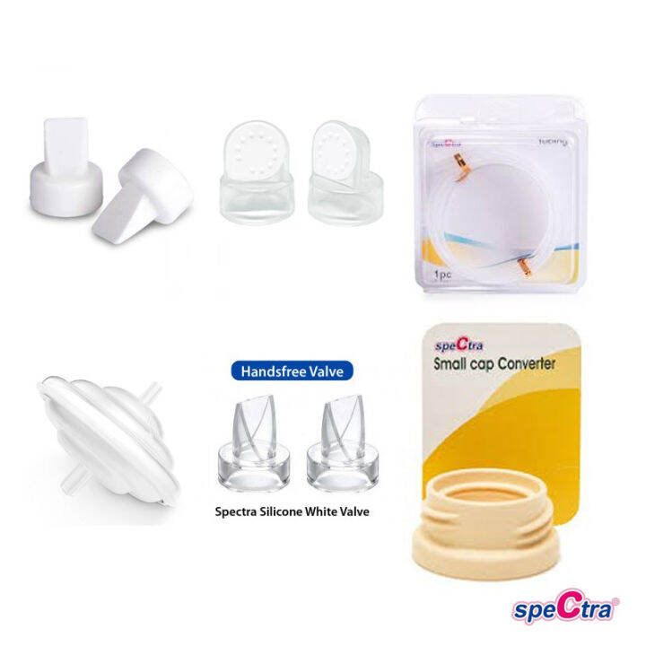 Spectra White Valve Handsfree Valve Small Cap Adapter Spectra Tubing ...