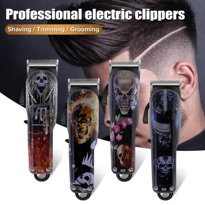 Professional Cordless Rechargeable Hair Cutter Kit Barber Shop Strong ...
