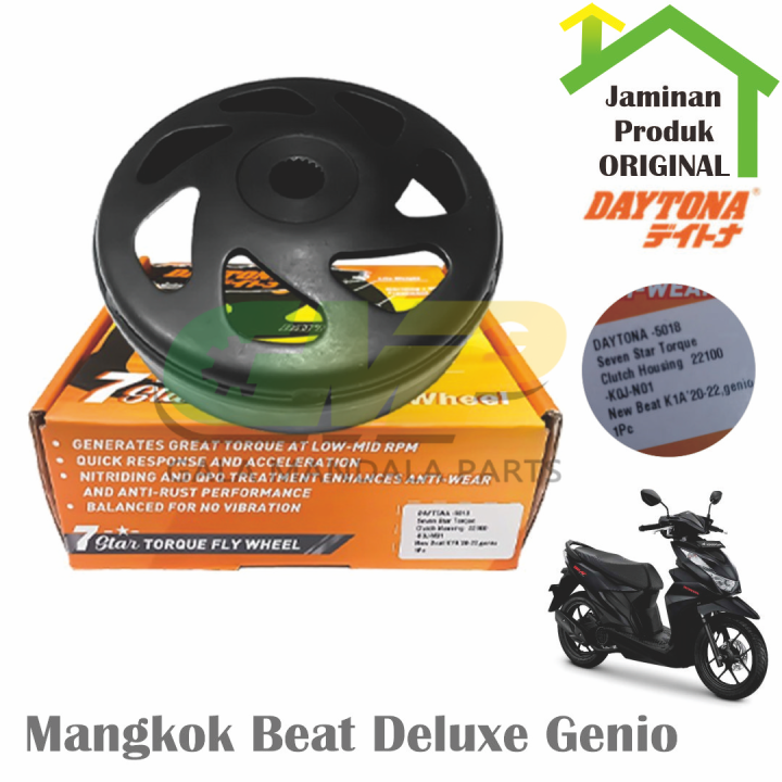 Daytona Mangkok Kampas Ganda Beat Deluxe Genio Rumah Kopling Otomatis ...