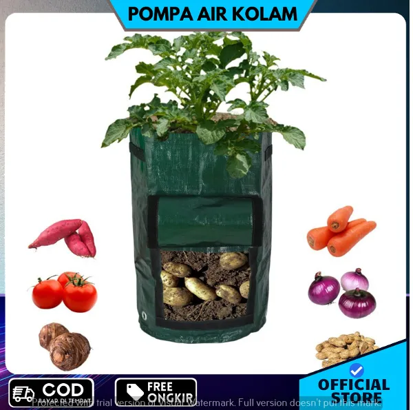Potato Planter Easy Grow Pot Tanam Kentang Pot Tanam Wortel dan ubi ...