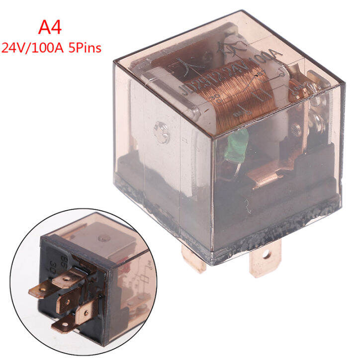 Waterproof automotive relay 12/24V 100A 4/5Pin SPDT car control device ...