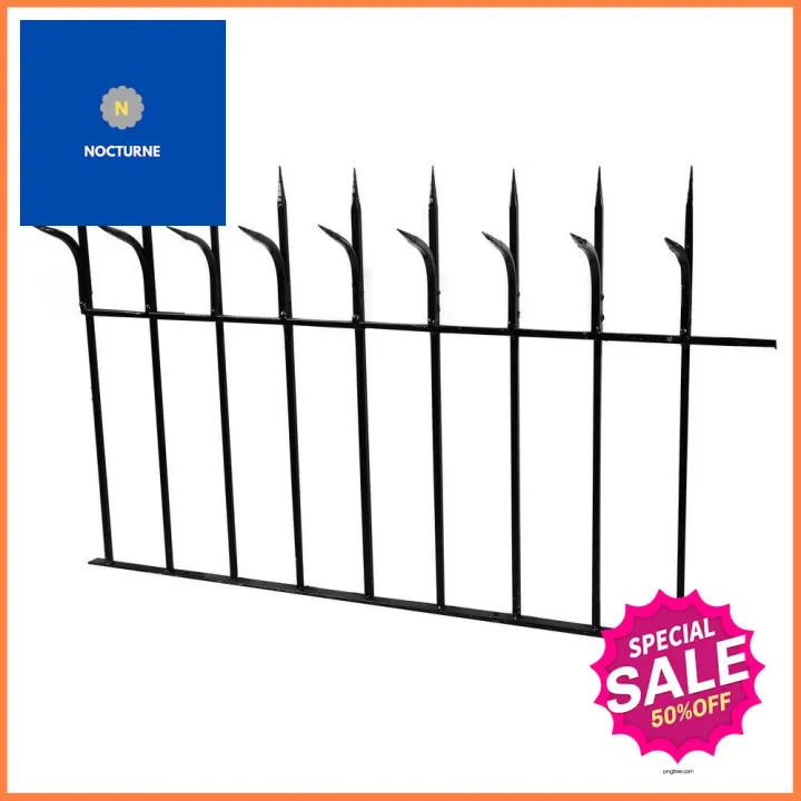 รั้วแหลมสำเร็จรูป SPIKE 0.6X1 ม. สีดำSPIKED FENCE TOPPER SPIKE 1001 0 ...