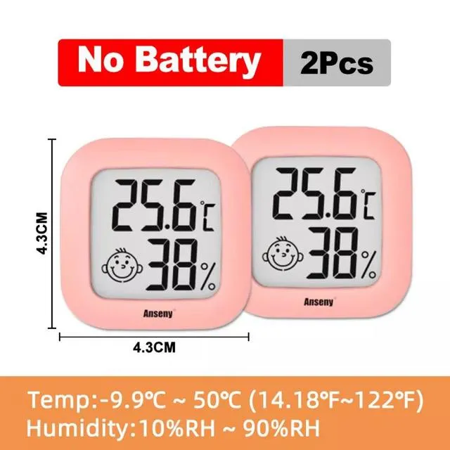 Mini Humidity Meter Sensor Gauge LCD Digital Thermometer Hygrometer ...