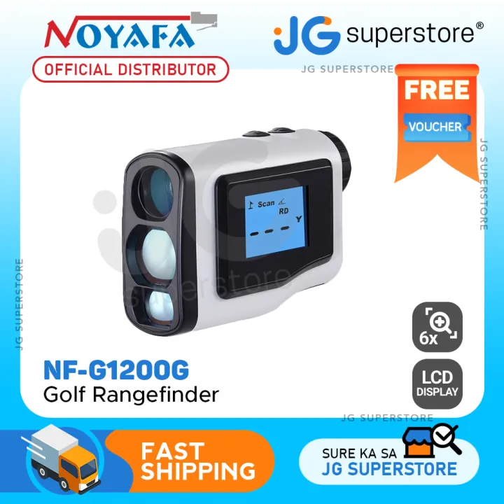 Noyafa Golf Laser Rangefinder Water Resistant with 6x Magnification, Continuous Scan Mode and ...