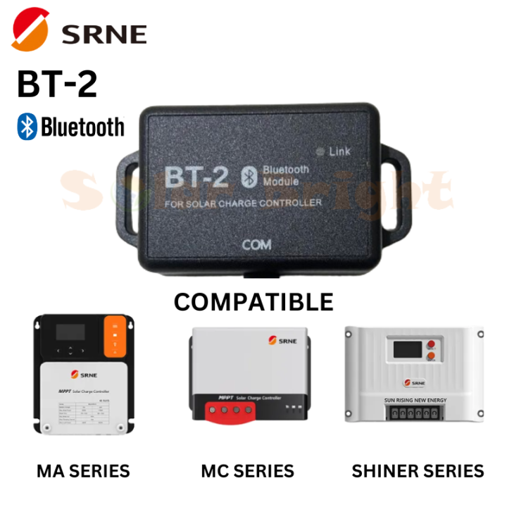 SRNE BT-2 External Bluetooth module BT-2 MPPT Solar Charge Controller For MA Series MC Series ...