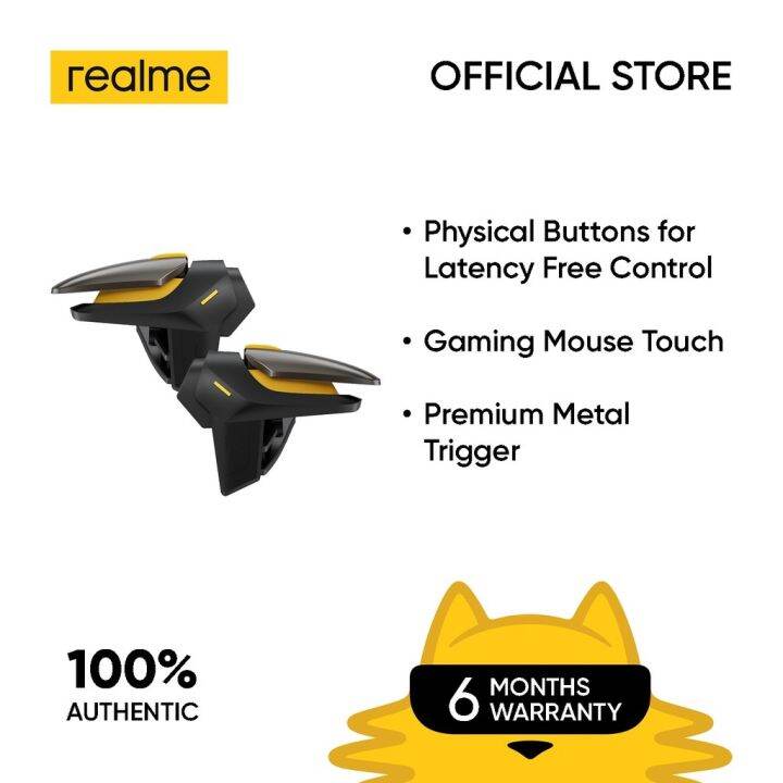 Realme Mobile Game Trigger with Physical Buttons for Latency-Free ...