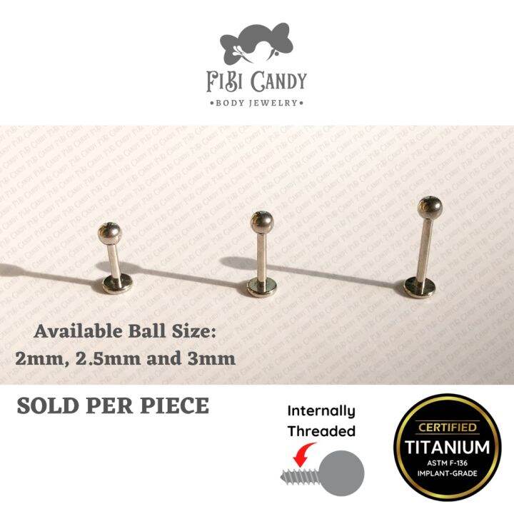 FiBiCandy 16G ASTM F136 Implant-Grade Titanium Basic Internally ...