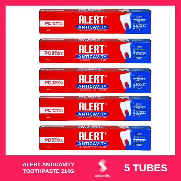 Personal Collection Alert Anticavity Toothpaste 214 grams Buy 4 take 1 ...