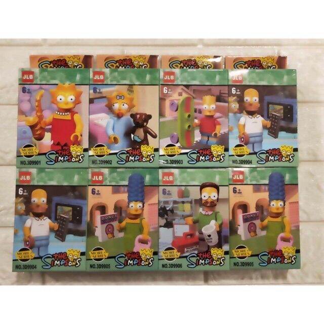 Factory direct sales The simpsons LEGO Characters 8N1 | Lazada PH