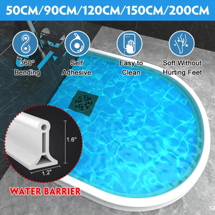 40mm High 50cm-200cm Water Stopper Water Retaining Strip TPE Barrier ...