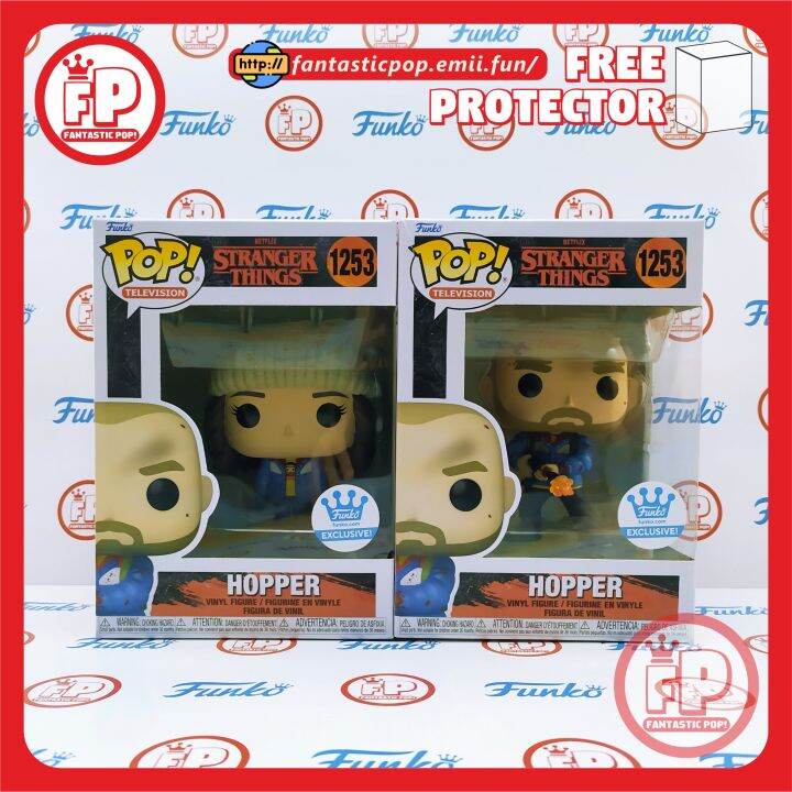 Funko POP ! Television : Stranger Things (Season 4) - Hopper (1253 ... Funko POP ! Television : Stranger Things (Season 4) - Hopper (1253 ...