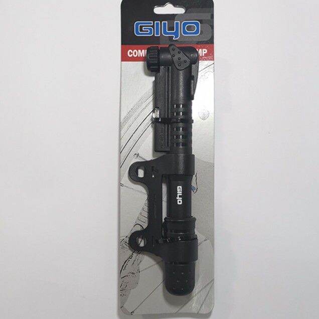 GIYO COMPACT MINI PUMP GP-61 MODEL DOUBLE ACTION WITH GAUGE | Lazada PH