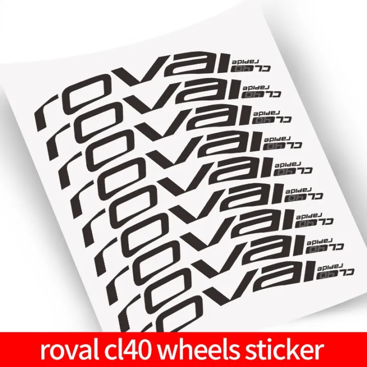 ROVAl CL40สติกเกอร์ติดจักรยานเสือหมอบ,สติกเกอร์ติดขอบจักรยานเสือหมอบทำ ...