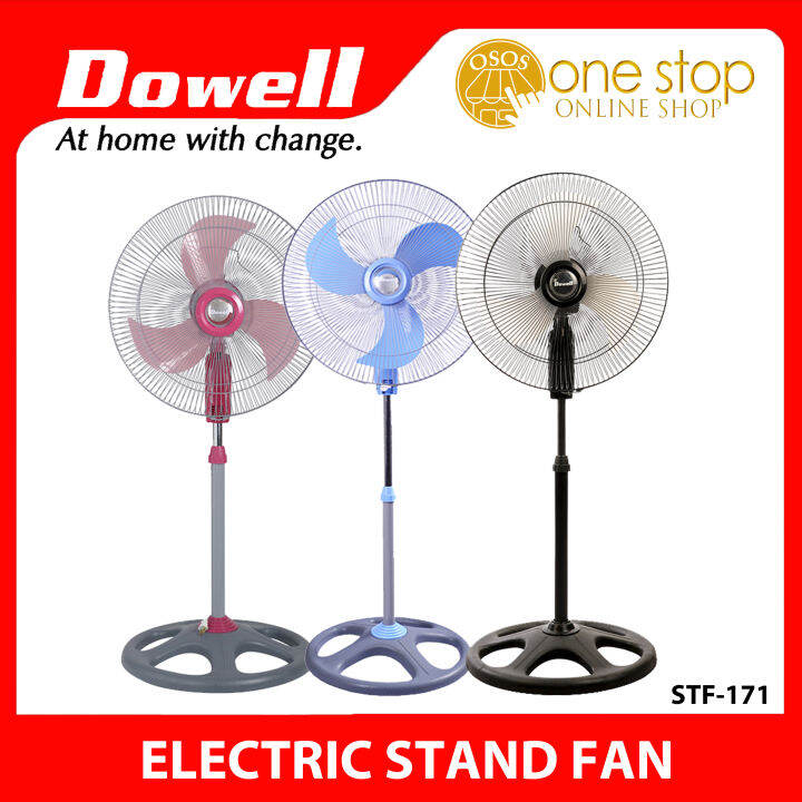 Dowell Original 17 inch Electric Stand Fan with Powerful Motor STF-171 ...