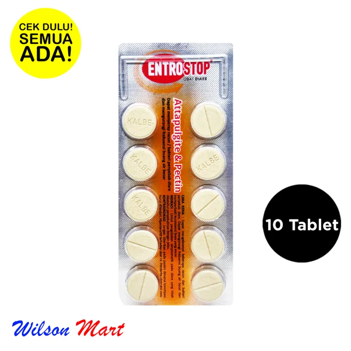 ENTROSTOP OBAT DIARE ISI 10 TABLET | Lazada Indonesia