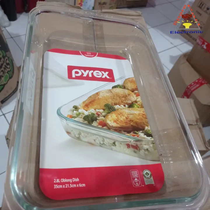 Wadah makanan kaca Pyrex Original | Lazada Indonesia