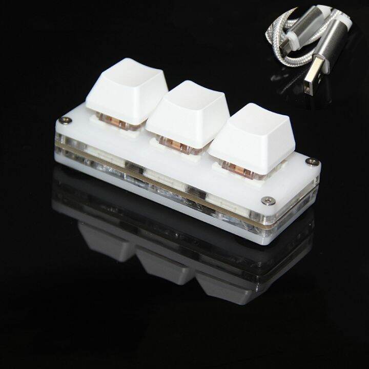 Brand New Mini Keypad 3 Keys Copy And Paste Custom Macro Shortcut Key One Key Password Osu