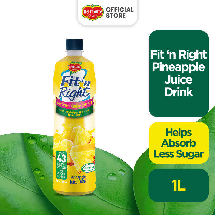 Del Monte Fit ‘n Right Pineapple Juice Drink That May Help You Absorb ...
