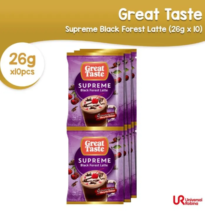 10pcs 26G Great Taste Supreme Black Forest Latte | Lazada PH