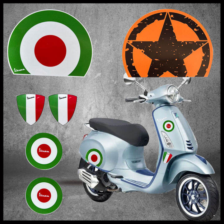 Reflective Motorcycle Sticker Decals Accessories For PIAGGIO VESPA GTS ...