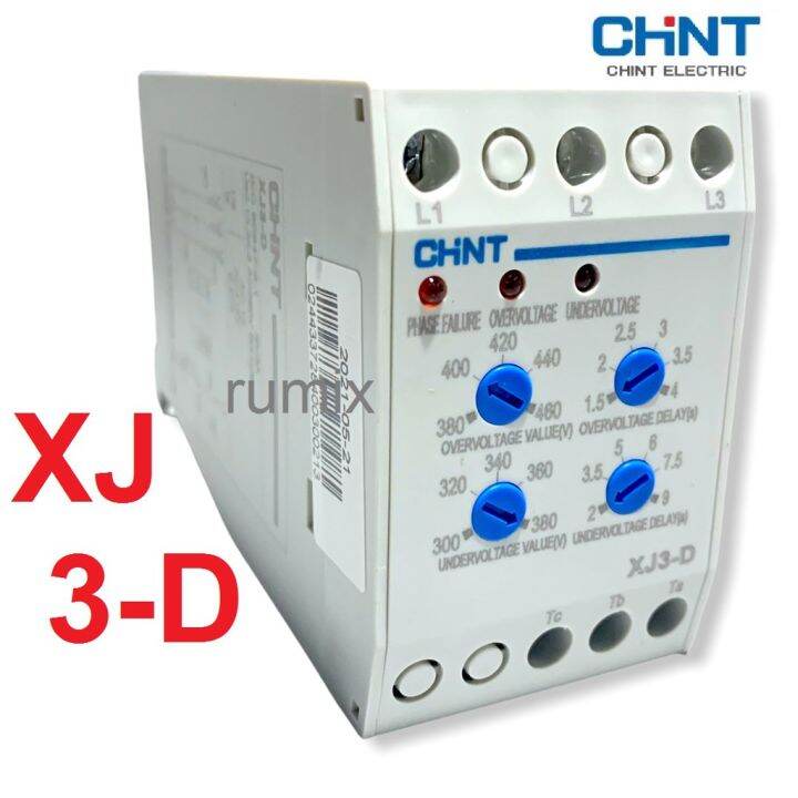 Phase Failure Relay Chint XJ3-D Chint Xj3D 308V AC Over Under Voltage Protector Sequence ...