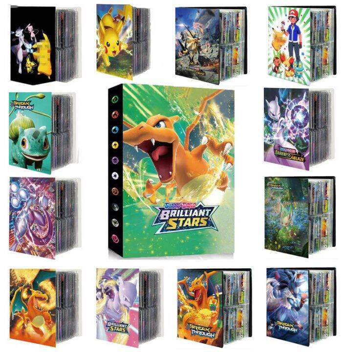 Pokemon Cards Anime 240Pcs Album Book Card Pikachu Charizard Folder ...