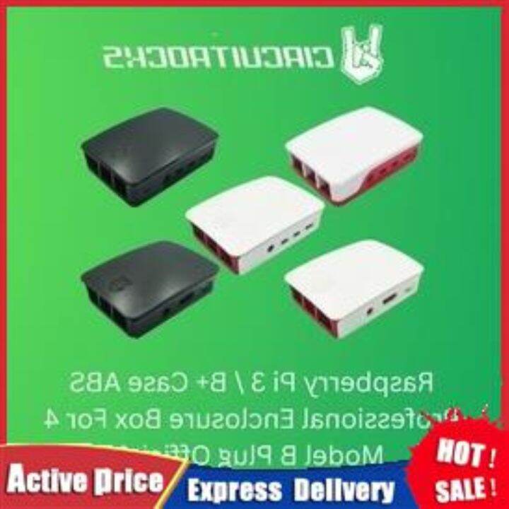 Raspberry Pi 3 / B Case ABS Professional Enclosure Box For 4 Model B Plug Official | Lazada PH