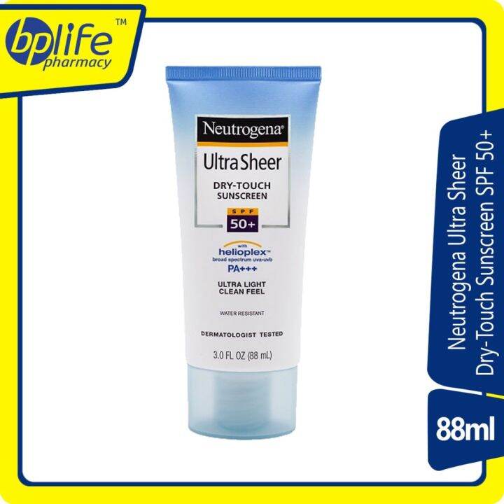 Neutrogena UltraSheer Dry-Touch Sunscreen SPF 50+ PA+++ 88ml | Lazada