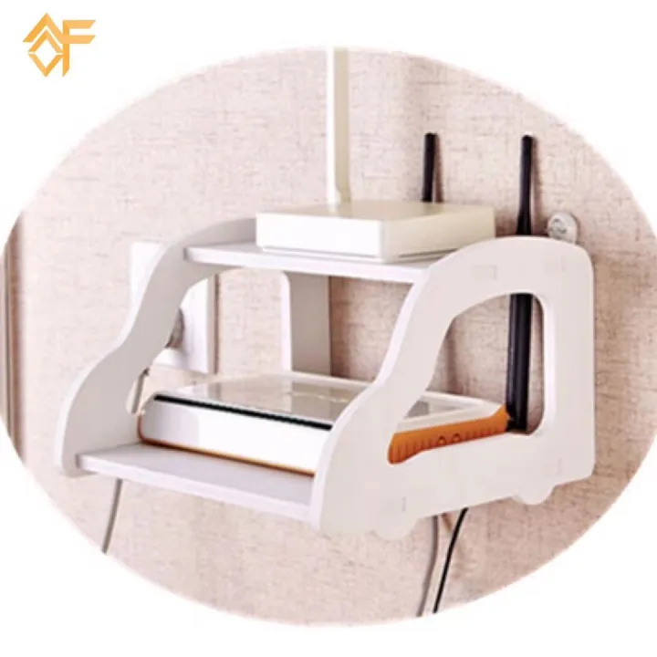 KING-AF Storage Rack Display Holder Double Floating Wall Mount Shelf ...