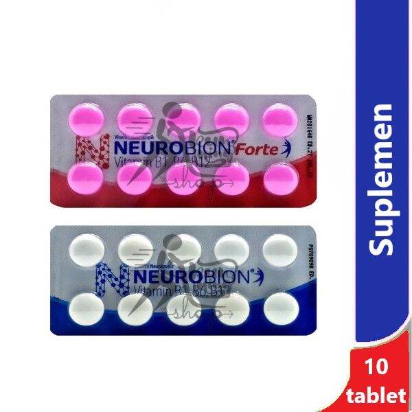 Neurobion & Neurobion Forte / 10 tablet - multivitamin otot dan sendi ...