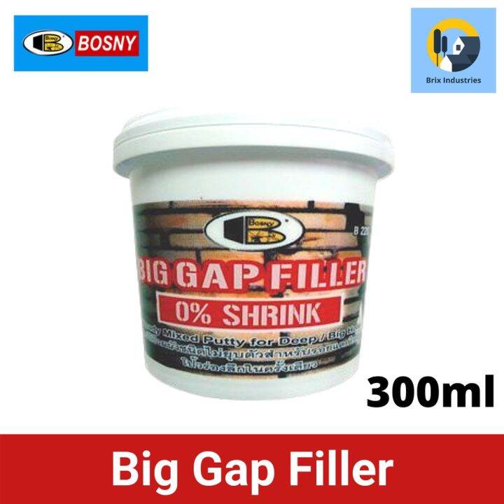 Bosny Big Gap Filler 300ml B220 Ready Mixed Putty for Deep / Big Hole ...