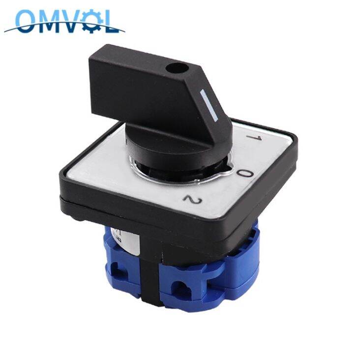 Cam Switch 3 Position 1 pole 4 terminals Rotary Switch 660V 20A Changeover Switch | Lazada PH