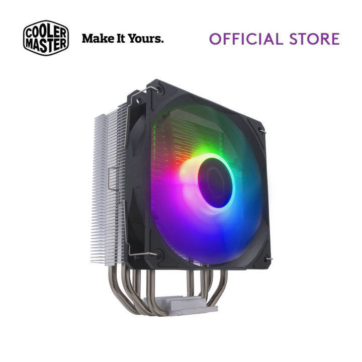 Cooler Master Hyper 212 Spectrum V3 ARGB Customization Wide Range Compatibility CPU Cooler Fan ...