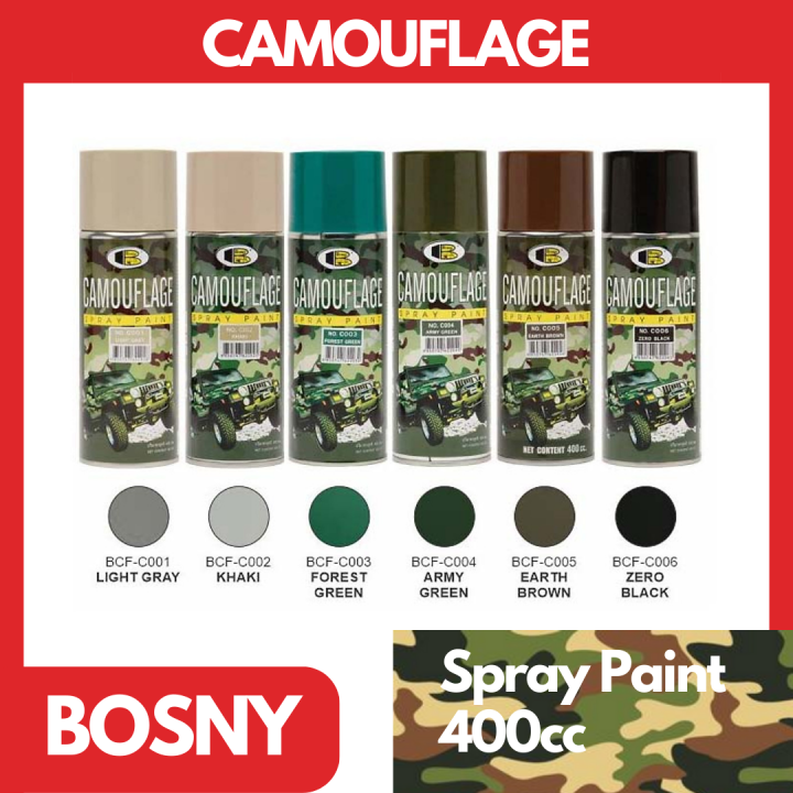 Bosny Camouflage Spray Paint 400cc | Lazada PH