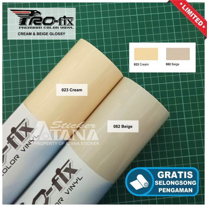 Skotlet Cream Beige Glossy Scotlet Krem Coklat Stiker Cokelat Metalik ...