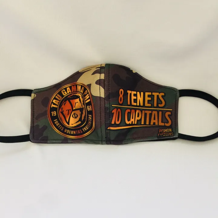 TGP 8-TENETS 10-CAPITALS FACE MASK TAU GAMMA PHI | Lazada PH