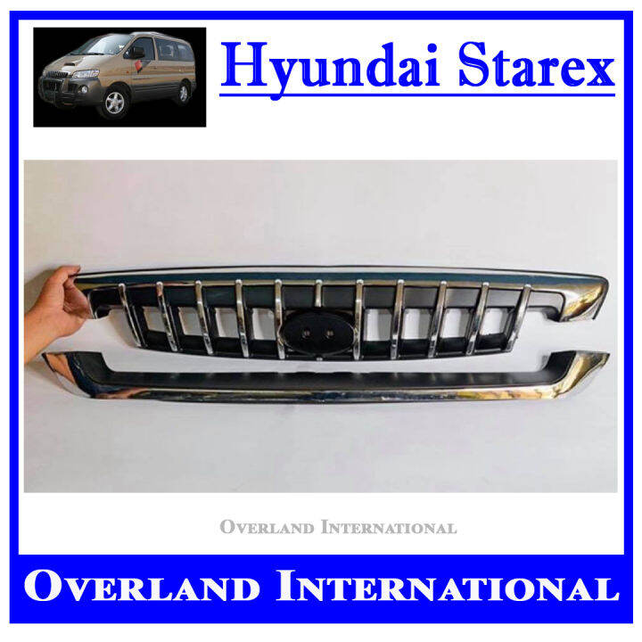 RADIATOR GRILLE PAIR, Upper/Lower Pair, Hyundai Starex Millinium Model ...