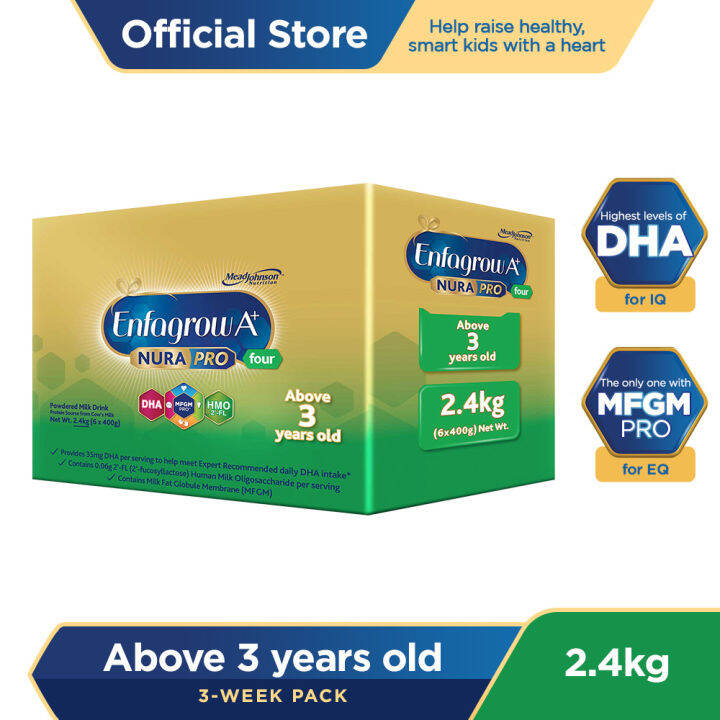 ENFAGROW A FOUR PWD 400G 5X6BIB NURAPRO | Lazada PH