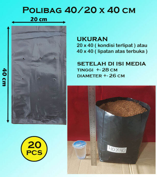 Polibag 40 cm isi 20 pcs | Lazada Indonesia