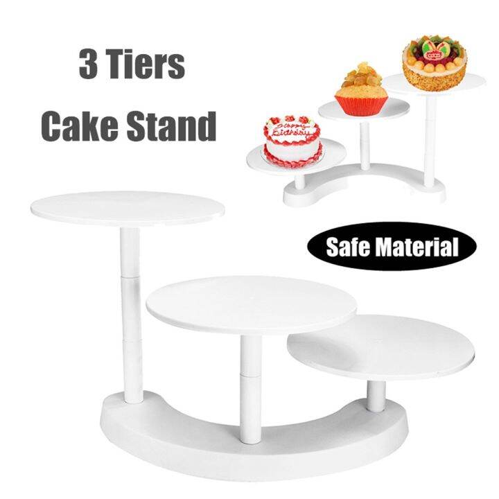 3 Tiers White Cake Stand + FREEBIE | Lazada PH