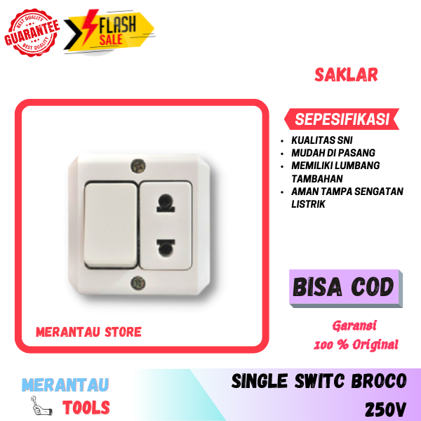 Saklar Ob Broco Outbow Sakral Saklar Seri Stop Tempel Tembok SNI ...