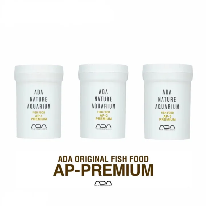 ADA FISH FOOD AP PREMIUM อาหารปลาเกรดสูงสุดของ ADA สำหรับใช้กับตู้พรรณ ...