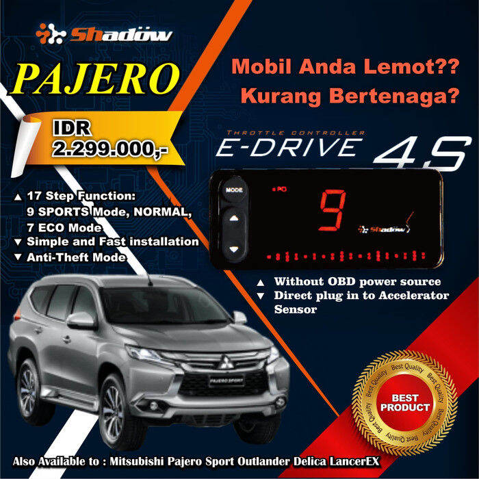 Piggyback Ecu Shadow Advance 4S Pajero Sport Outlander Delica Lancerex ...