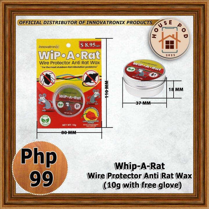 HousePod Whip a Rat/wire protector anti rat wax | Lazada PH
