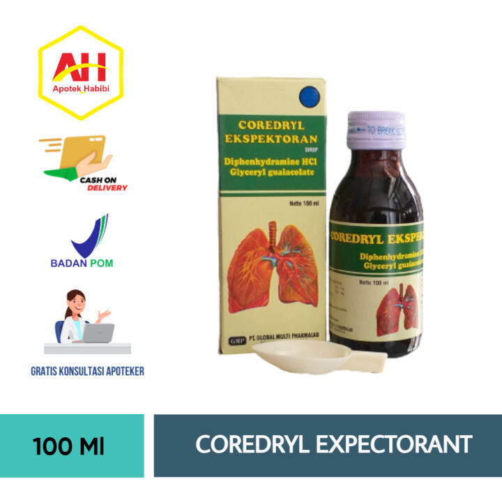 Coredryl Koredril Koredryl Coredril sirup 100ml sirup 100 ml Obat batuk ...